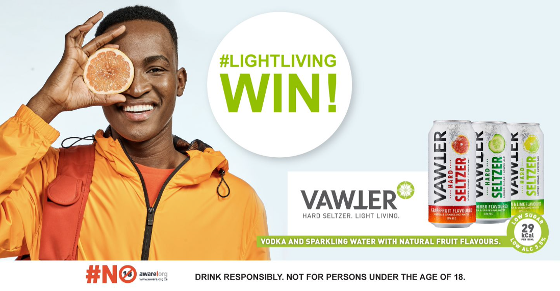 WIN a Vawter Hard Seltzer #LightLiving Hamper valued over R1000! - MANBOX
