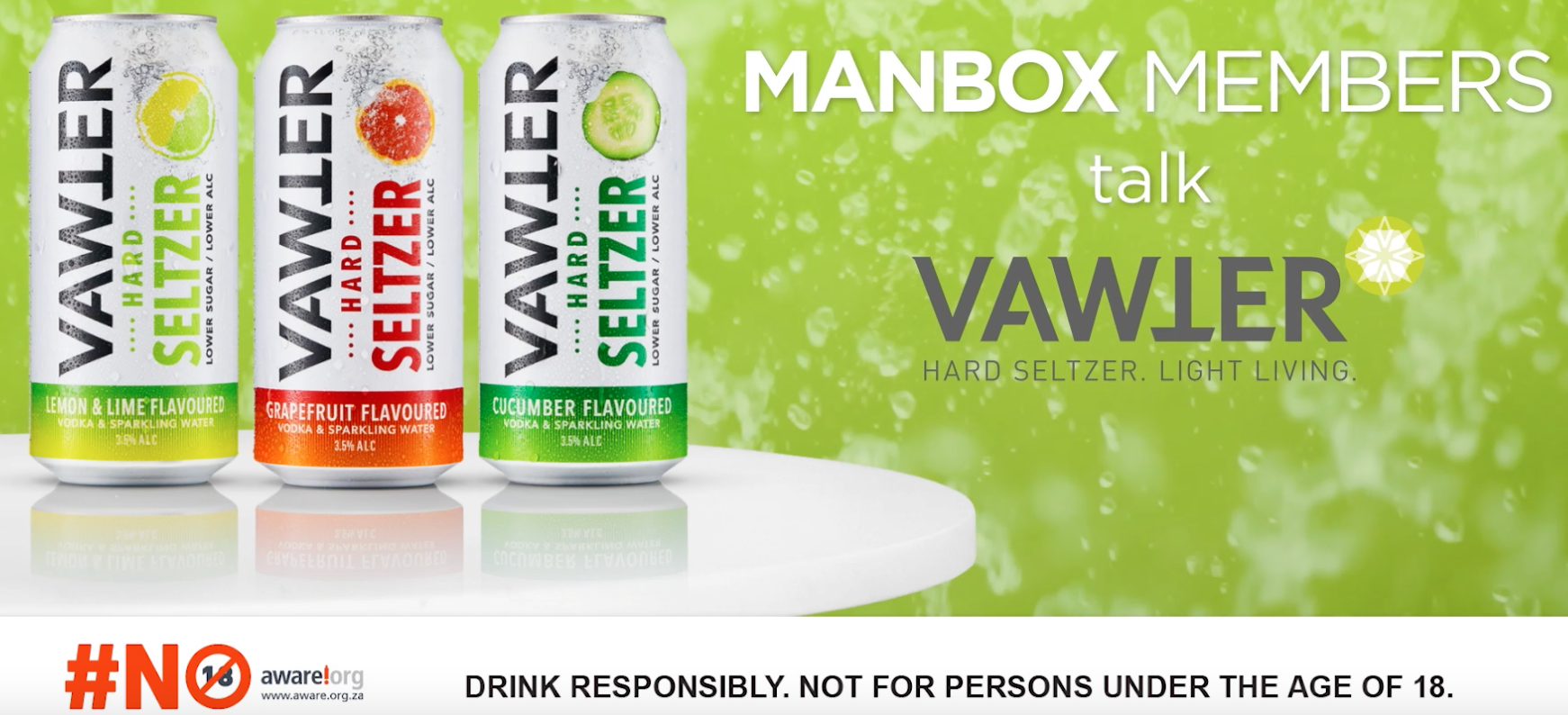 Sabelo Speaks Seltzer - Vawter Hard Seltzer Testimonial - MANBOX